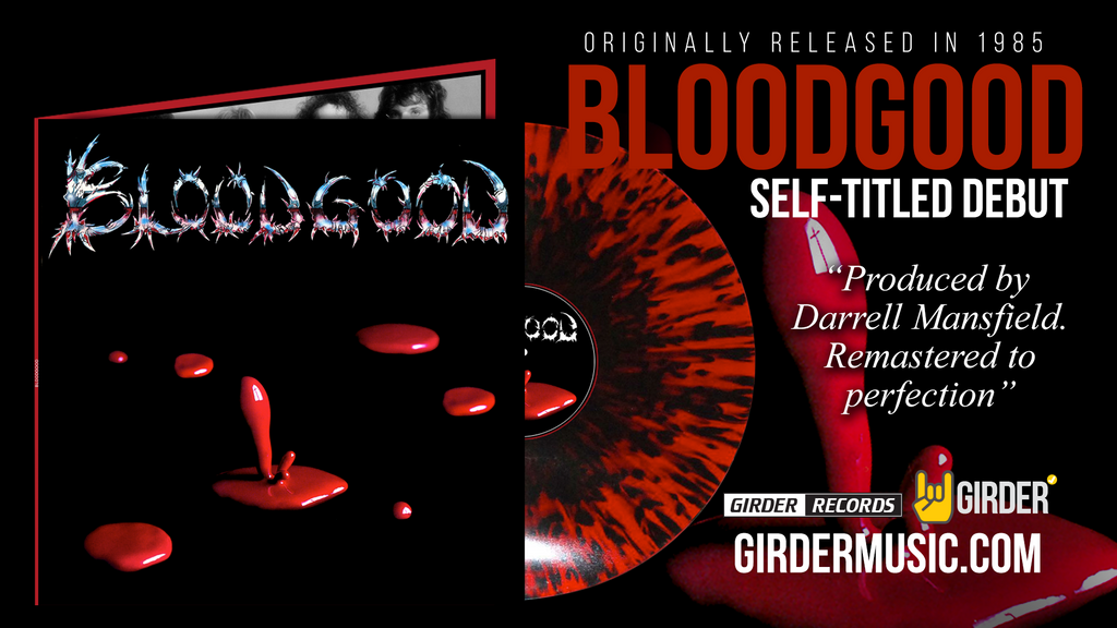 BLOODGOOD REMASTERED SELF-TITLED ON RED VINYL WITH BLACK SPLATTER ...