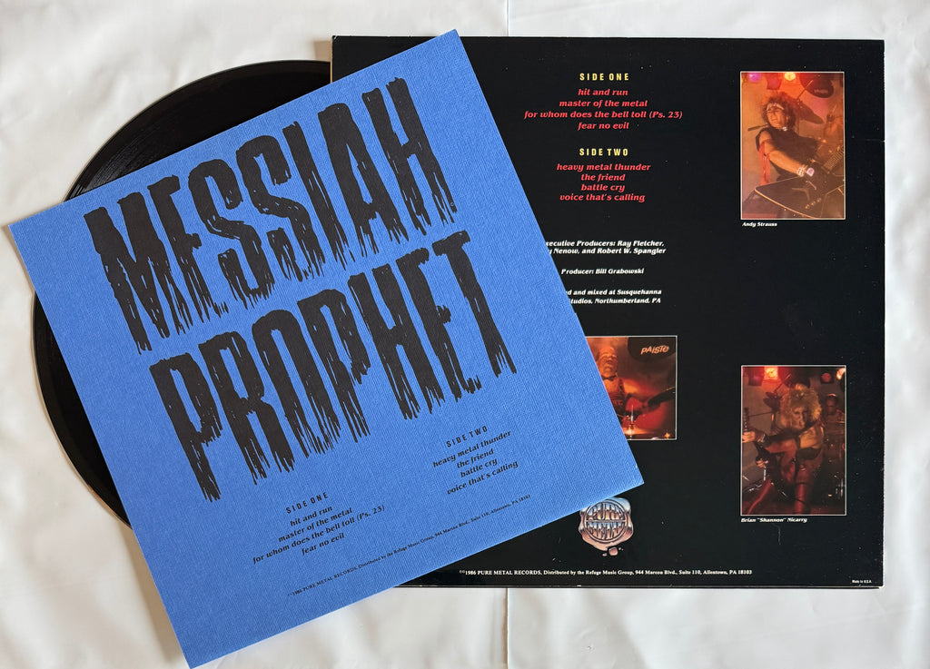 Messiah Prophet Master of the Metal (1986 Pure Metal) — girdermusic.com