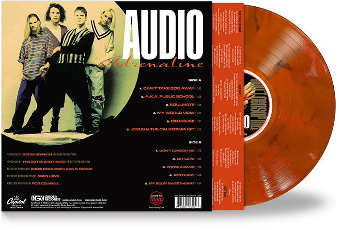 AUDIO ADRENALINE DON'T CENSOR ME (Adrenaline Orange Swirl Vinyl) 2024 ...