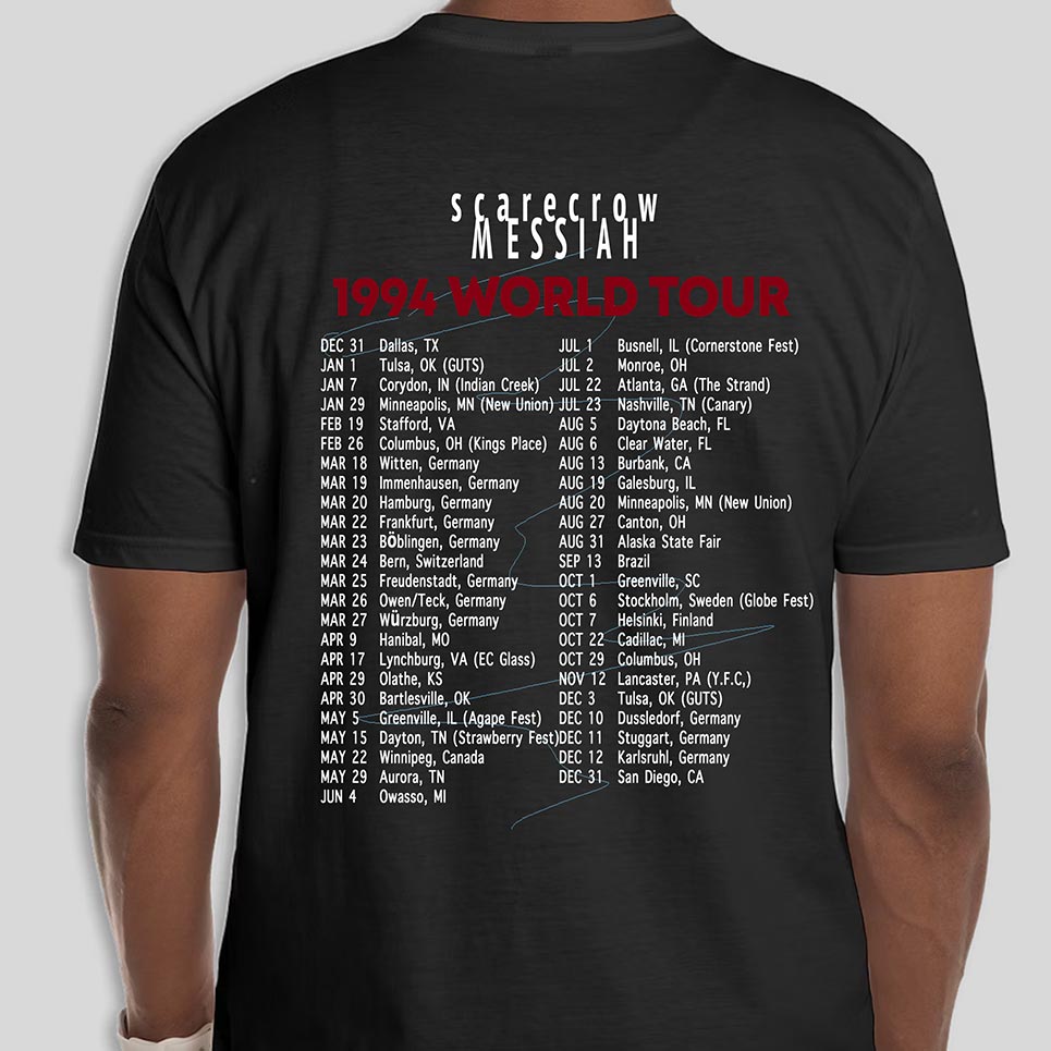 Bride Scarecrow Messiah 1994 World Tour (T-Shirt) — girdermusic.com