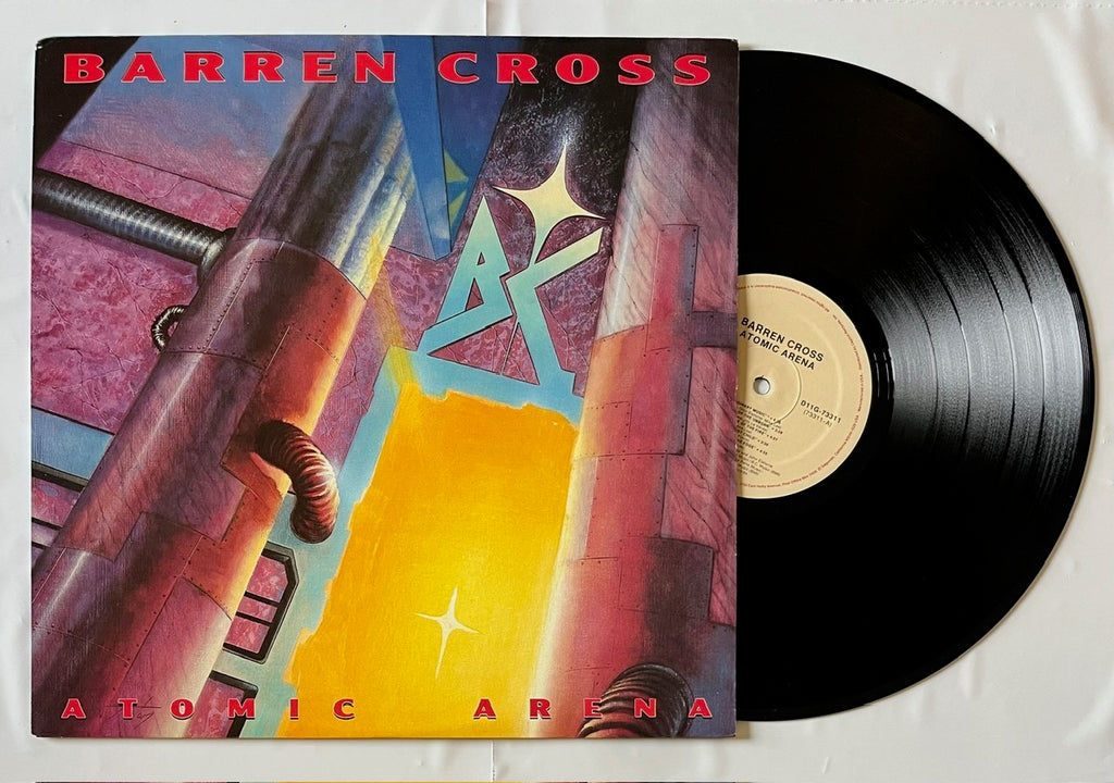 Barren Cross – Atomic Arena (1988 Enigma Records) — girdermusic.com