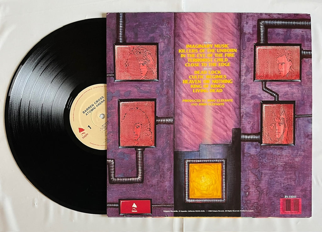 Barren Cross – Atomic Arena (1988 Enigma Records) — girdermusic.com