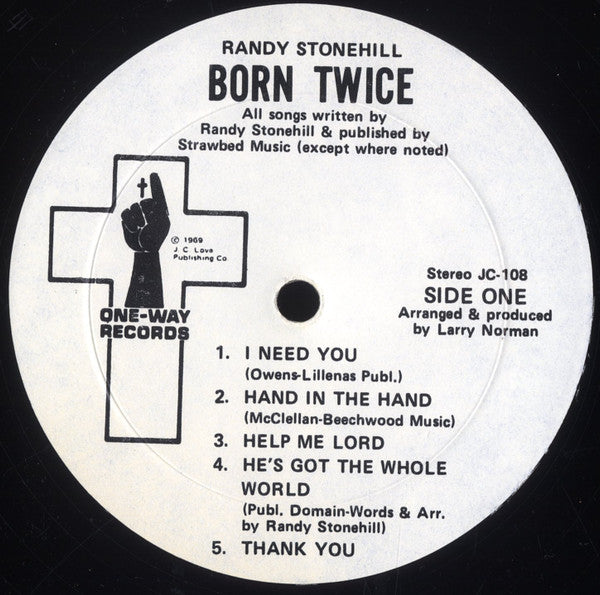 Randy Stonehill – Born Twice (Pre-Owned Vinyl) One-Way Records – JC-10 ...