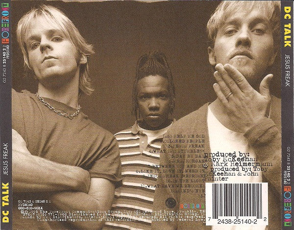 DC Talk - Jesus Freak (CD) Forefront Pressing, New, Sealed, Original P ...