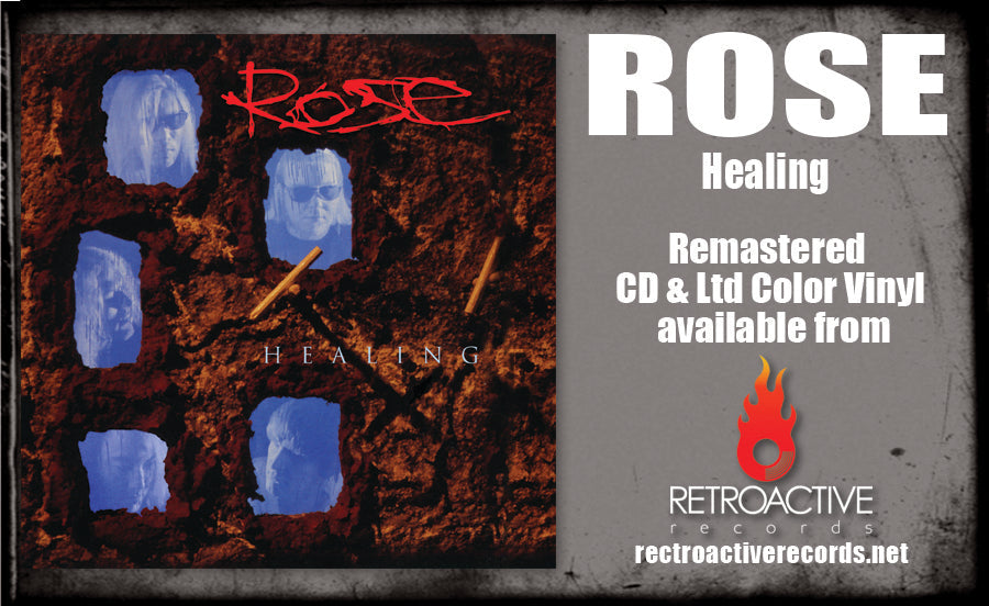 RANDY ROSE - HEALING (Red-Rose Swirl Vinyl, 2024, Retroactive) Black S ...