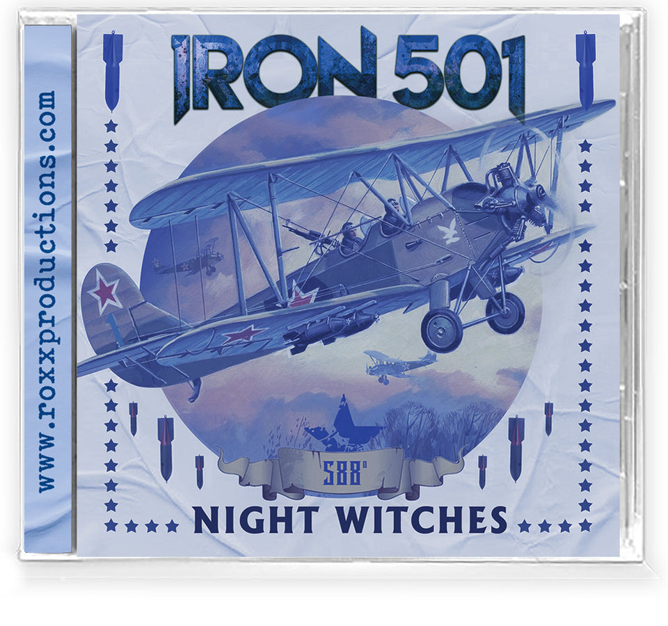 IRON 501 - Night Witches (2022 CD) featuring Dale Thompson of Bride ...