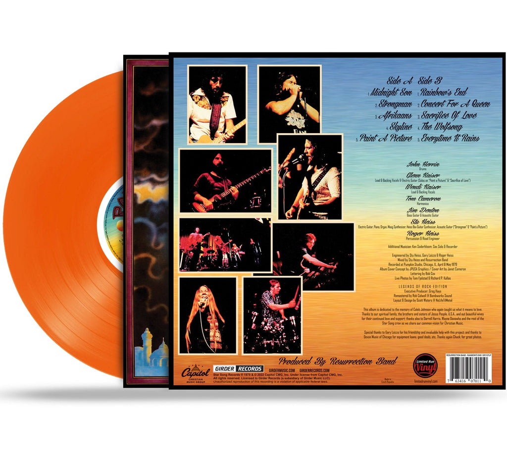 RESURRECTION BAND - RAINBOW'S END (CD/Vinyl, Skyline Orange, Remastere ...