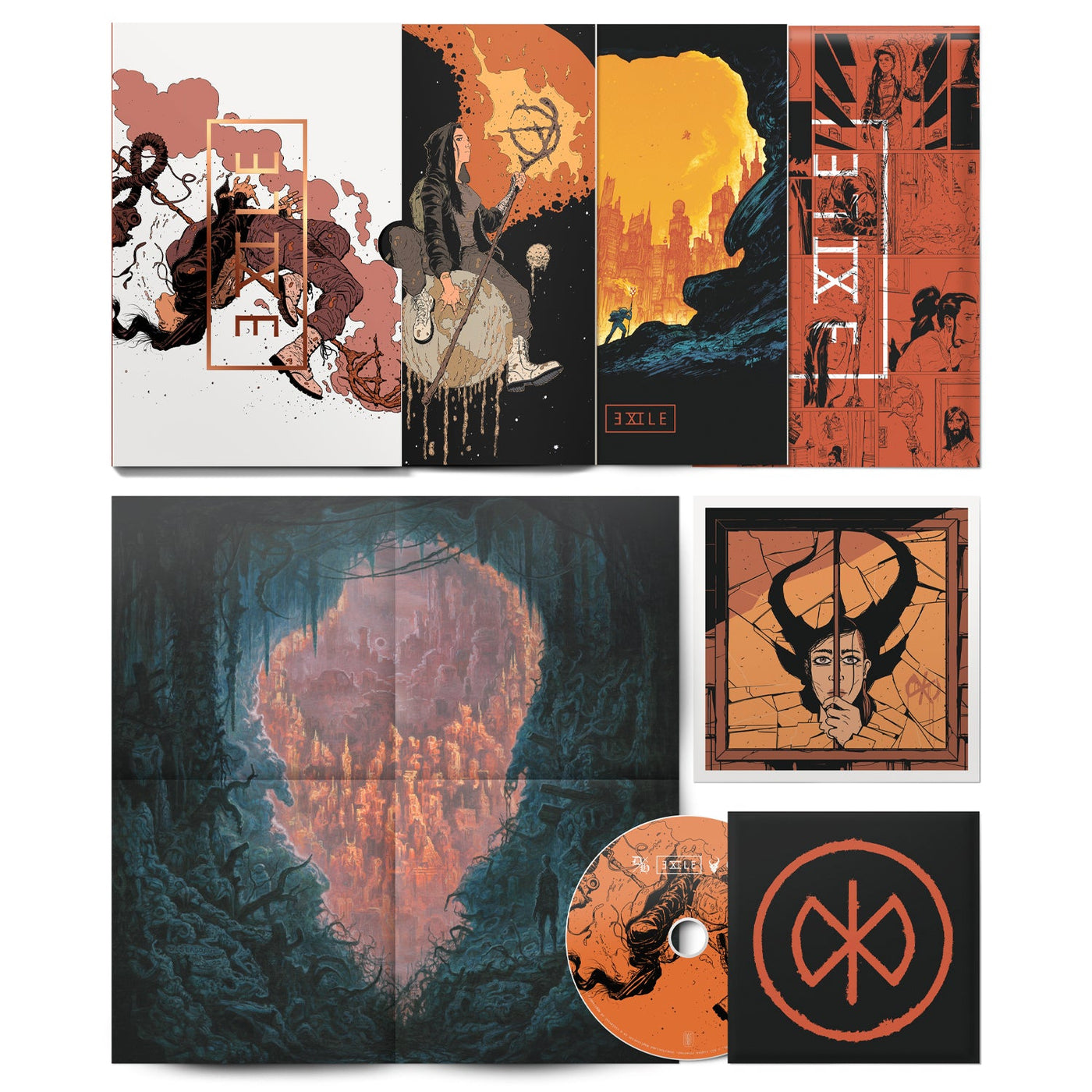 Demon Hunter - Exile DELUXE EDITION (2022 CD, 20 Songs, Poster, Comic ...