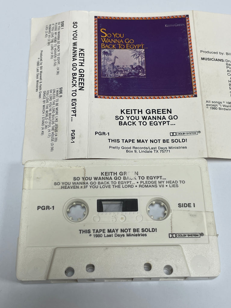 Keith Green – So You Wanna Go Back To Egypt ... (Used Cassette Tape) P ...