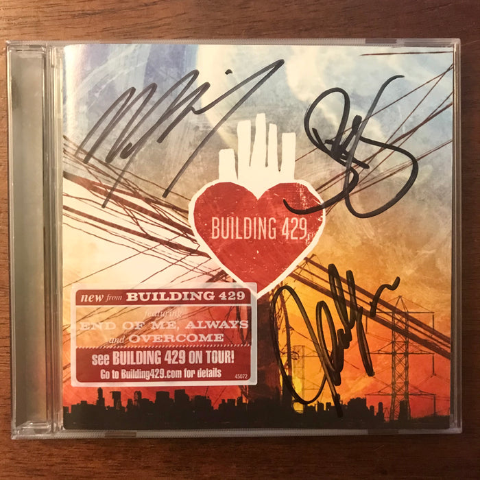 AUTOGRAPHED Building 429 (CD) — girdermusic.com