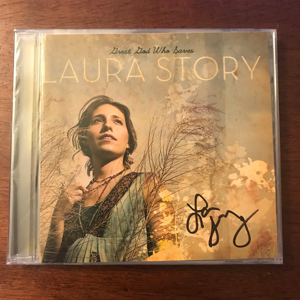 Autographed Laura Story - Great God Who Saves (CD) — girdermusic.com