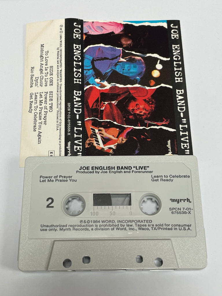 The Joe English Band – Live (Used Cassette Tape) Myrrh 1984 ...